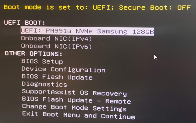 SATA type when reimaging VXE Shared Display Unit (A5 Dell OptiPlex 7080)
