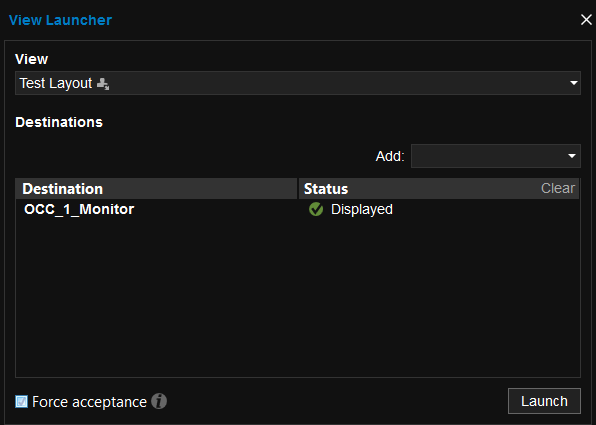 VideoXpert: How to use the view launcher.