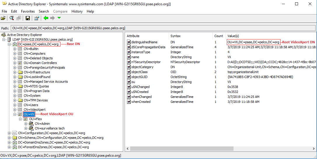 VideoXpert: Retrieve Users and Roles From LDAP