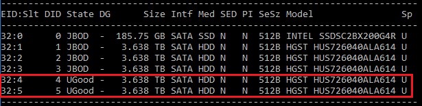 VxPro: Add drives to expand storage on a JBOD configured FLEX or POWER ...