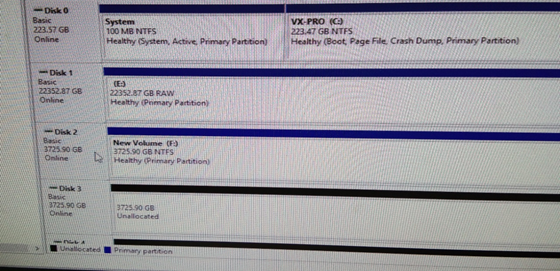 VXPro-How to configure storage HDDs in the JBOD configuration through system setup through ...