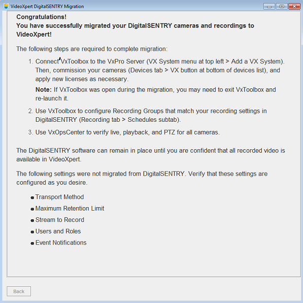 Install VxPro software on DSSRV2 hardware