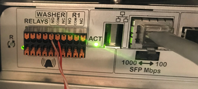 Activate washer and Wiper sequence of ExSite Enhanced camera