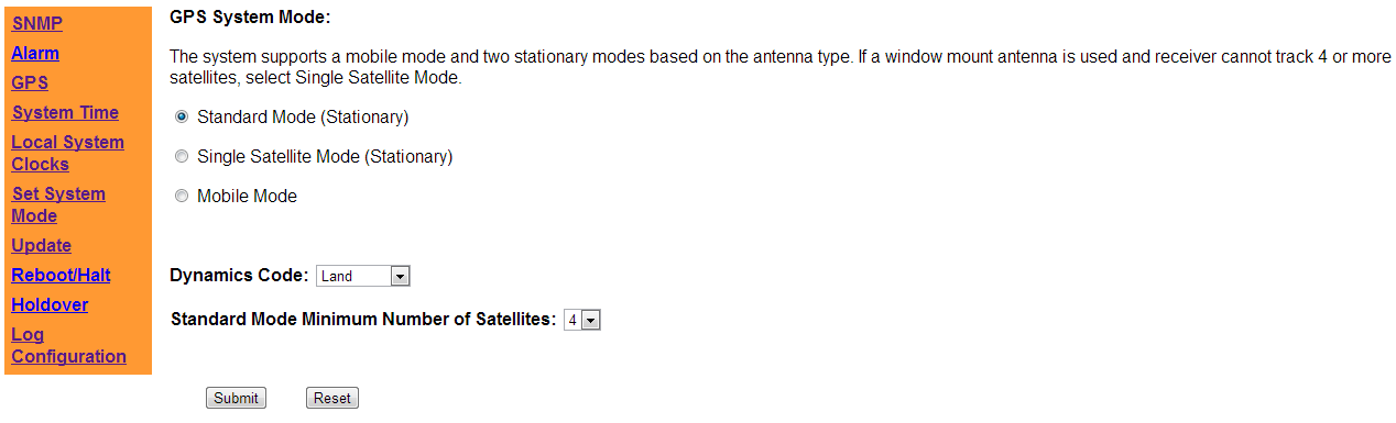 Syncing a SM5200 to a Spectracom NTP server