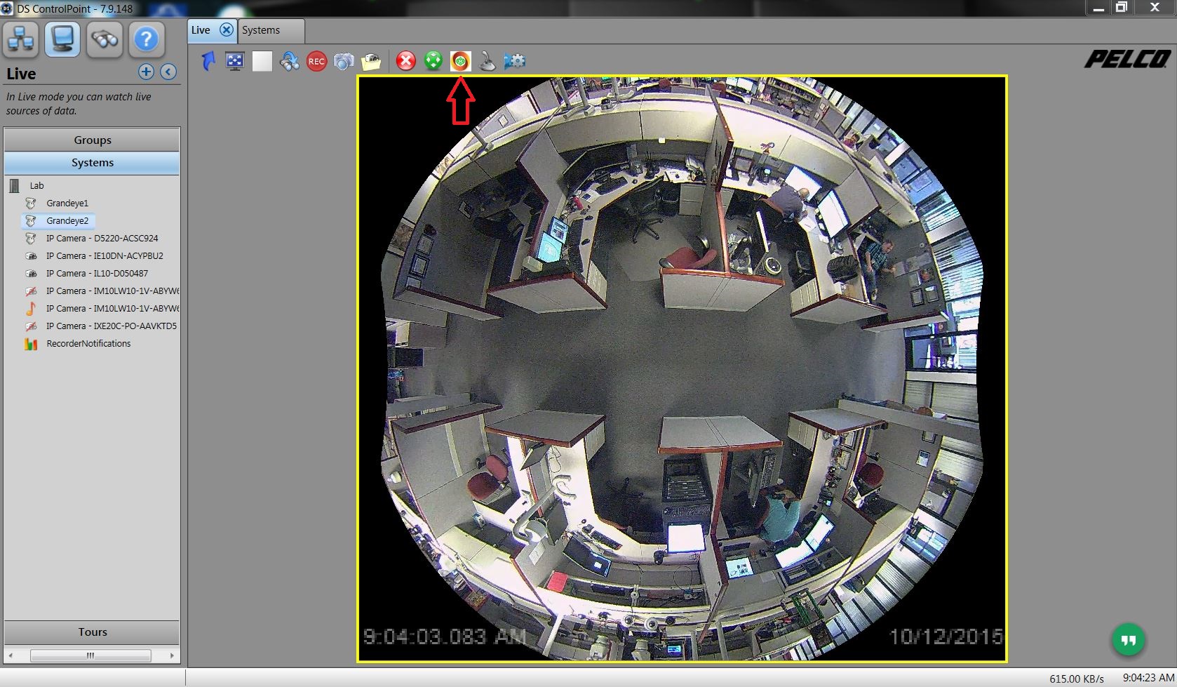 How to Virtual PTZ a Oncam Grandeye IP camera on a DS Control Point.