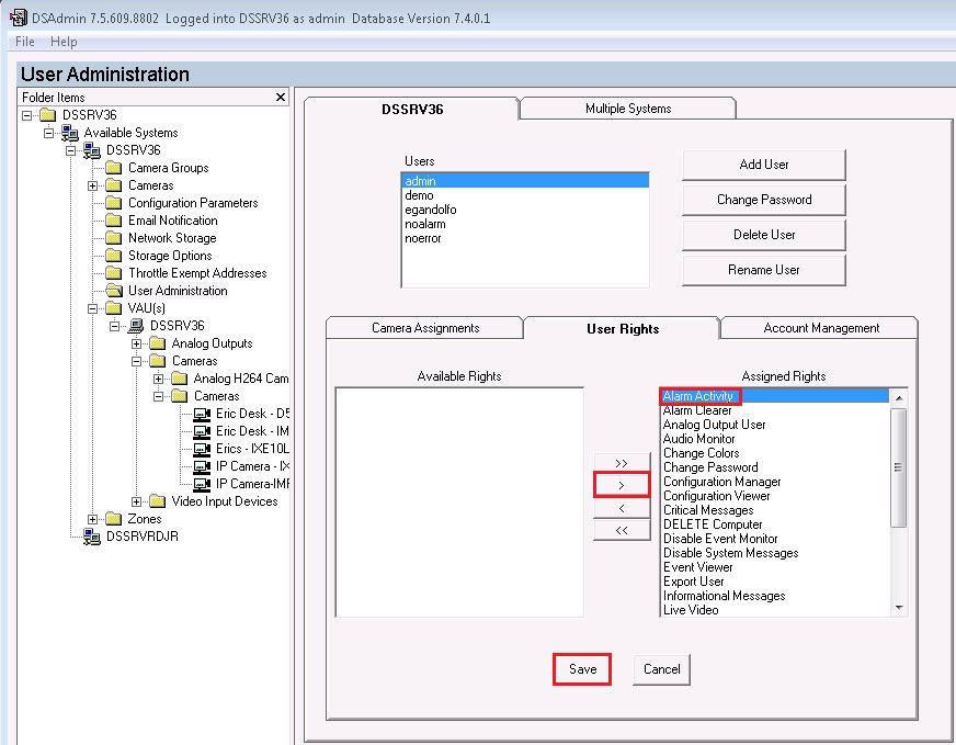 DS ControlPoint alarm popup is enabled but DSSI (Digital Sentry System ...