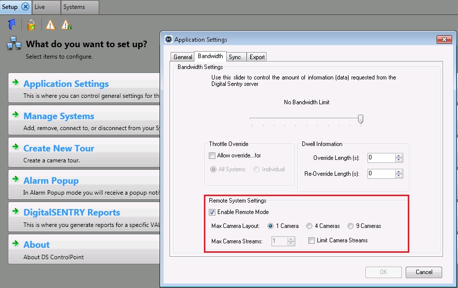 DS ControlPoint missing the layout option/icon in Live view.