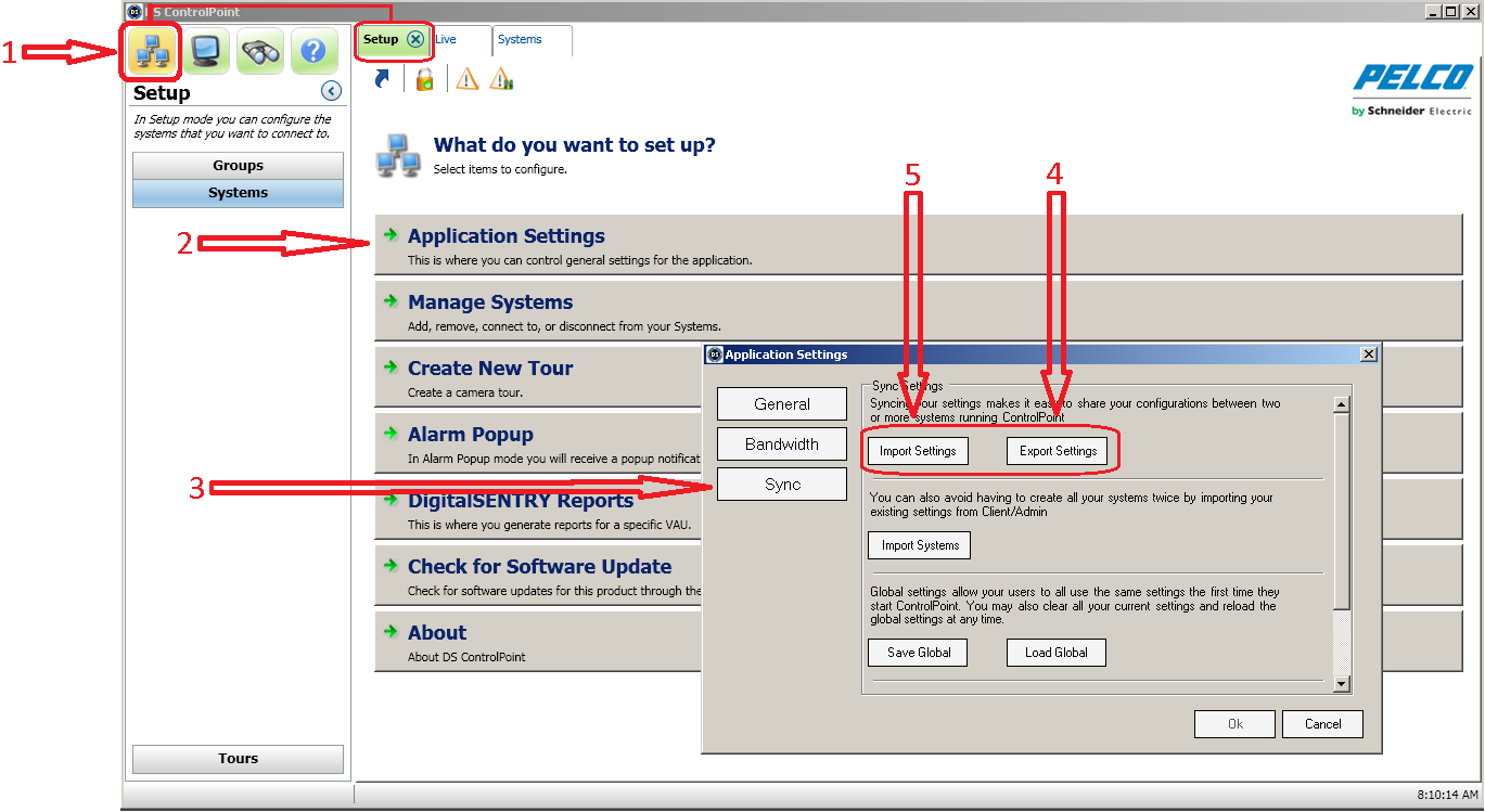 Can DS ControlPoint settings be copied from one client PC to another?