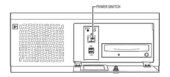 How to power up or perform a hard reboot on a DX8000/DX8100.