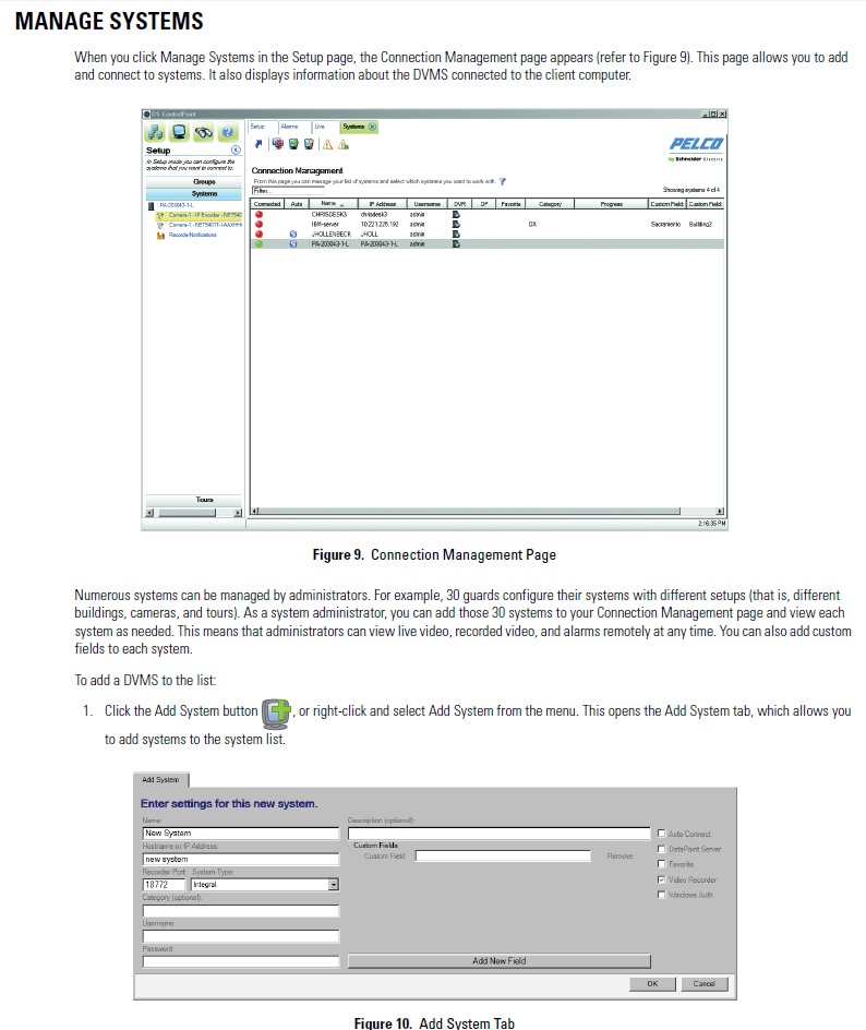 Add and Edit Server Connections in DS ControlPoint
