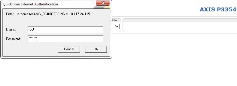 Configure Motion detection in Axis IP camera web interface