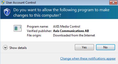 Configure Motion detection in Axis IP camera web interface