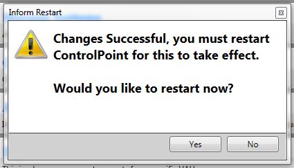 How to sync the DS ControlPoint client settings from a central location?