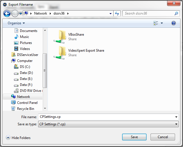 How to sync the DS ControlPoint client settings from a central location?