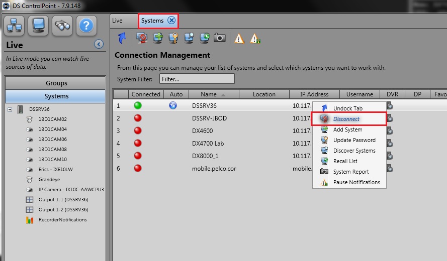 DS ControlPoint does not show or list new cameras added to a Digital ...