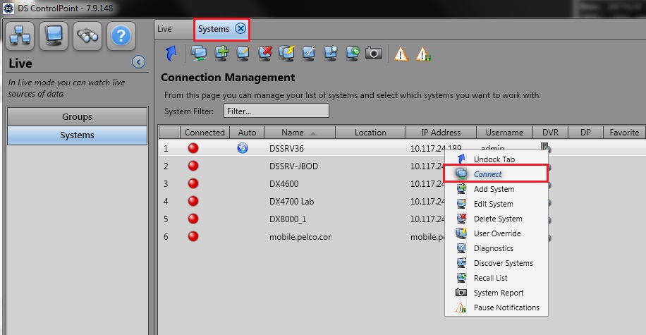 DS ControlPoint does not show or list new cameras added to a Digital ...