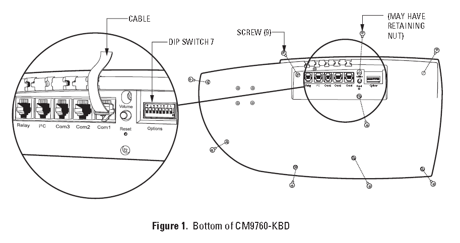 How to upgrade the EPROM chip in a CM9760-KBD Intelligent Keyboard.