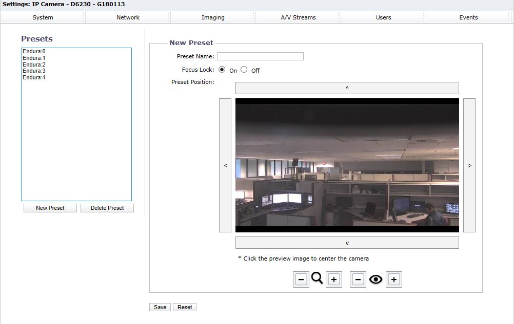 How do you create a preset in DS ControlPoint.