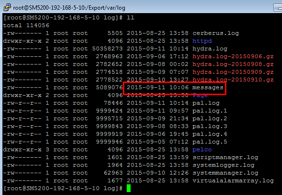 How to move SM5200 Logging to the Export Drive/Directory