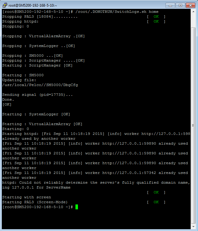 How to move SM5200 Logging to the Export Drive/Directory