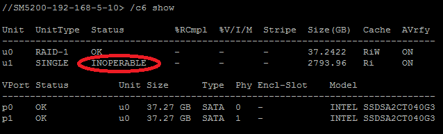 How to check if New SM5200 storage drive is DOA or in verifying state.