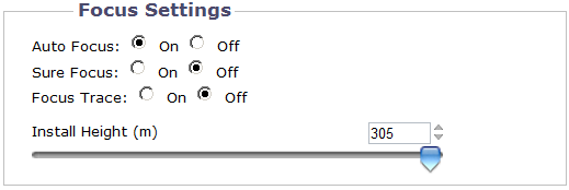 Spectra HD Imaging Settings General Tab