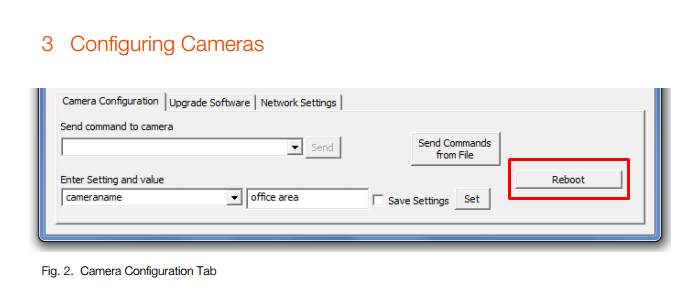 How to reboot Grandeye Oncam 360 Evolution without physically getting to power of unit?