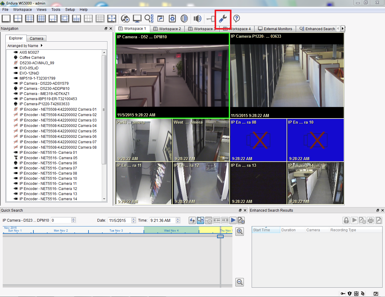 How to make a script to call camera to remote monitors on Endura.