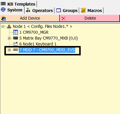 Configuring the UDI5000-MTRX in MDD mode.