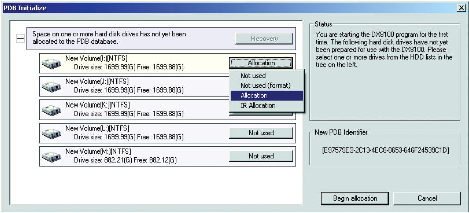How to clear or delete all video storage on a DX8100/DX8000 recorder.