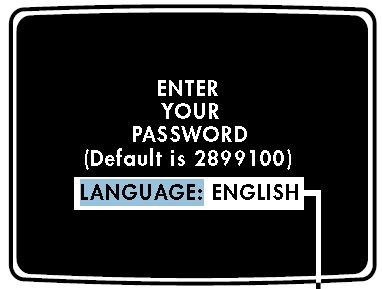 How to change the language setting for the CM6700 Matrix