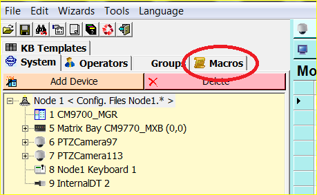 How to create a sequencing camera macro using Pelco System Manager for ...