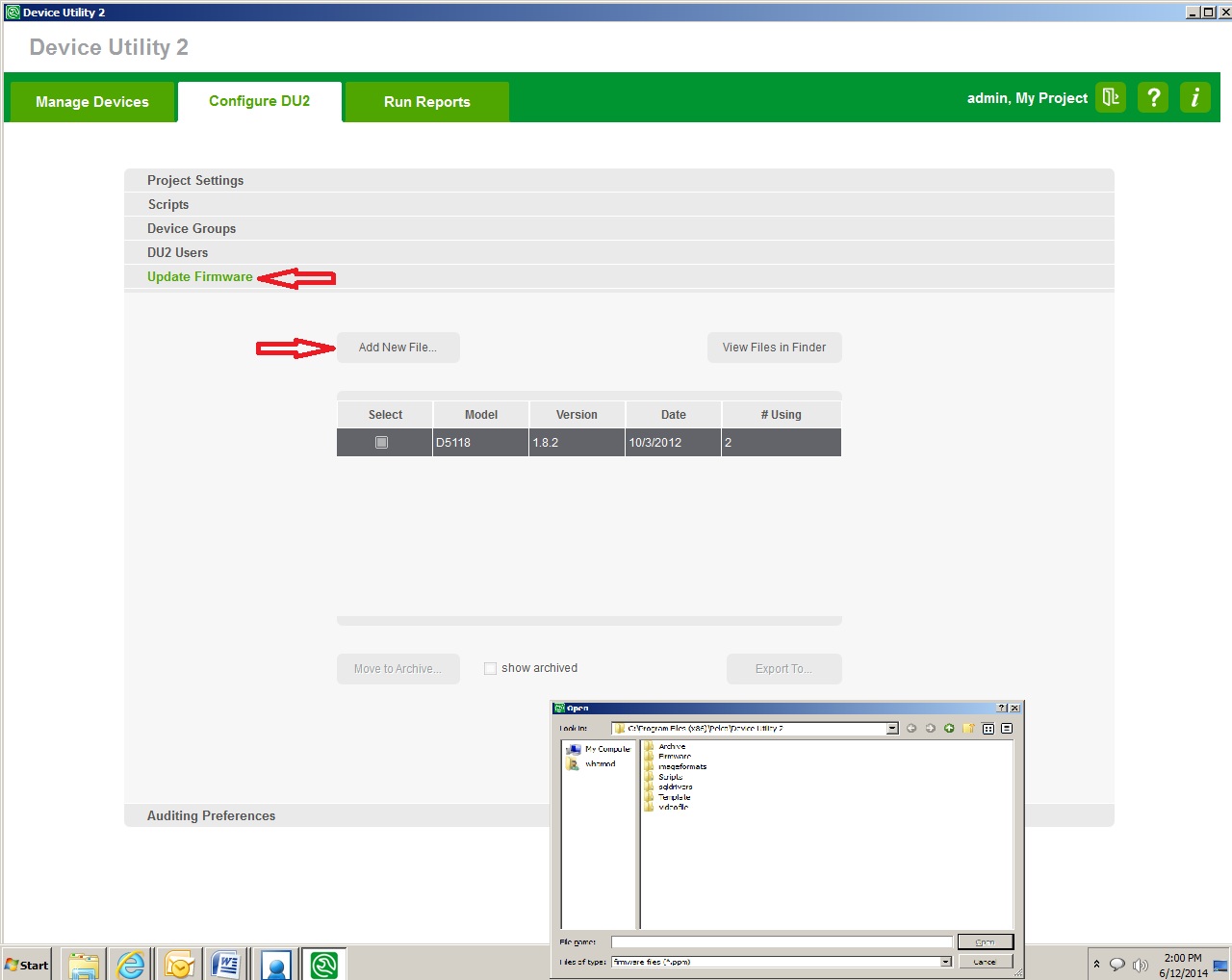 How to update Pelco IP Cameras or Encoders using Pelco Device Utility 2.