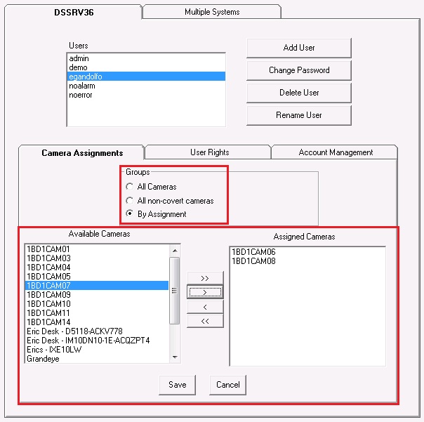DS ControlPoint connects to a Digital Sentry recorder but is missing ...