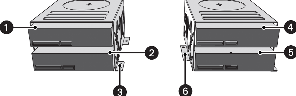 What is the DX4700/DX4800/DX4700HD/DX4800HD HDD installation order