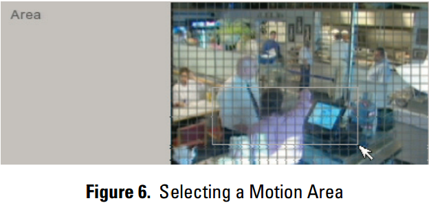 How to set the Motion Area (Mask) on the DX4800.