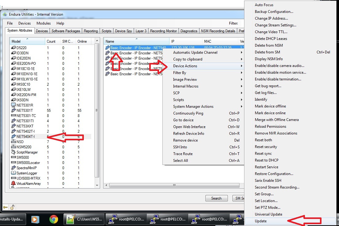 How to update Pelco devices using Pelco Utilities.