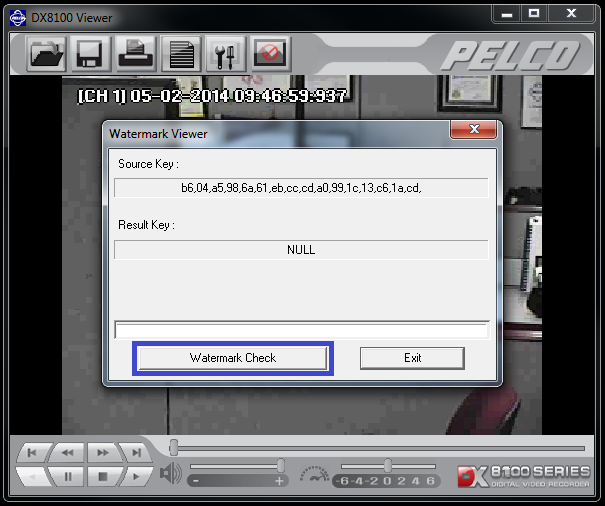 Which DX8000/DX8100 Series Video Recorder export video formats contain ...