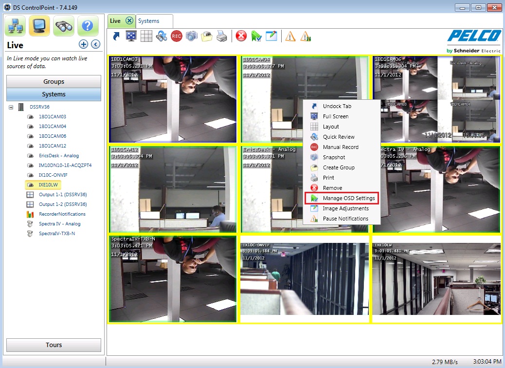 DS ControlPoint - Edit OSD (On Screen Display) options for multiple ...
