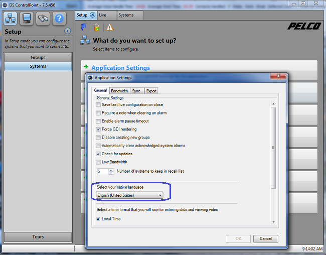 Change language in DS ControlPoint