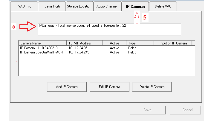 How to check IP camera license availability on DigitalSentry.