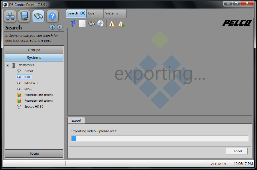 How to export video or an image using DS ControlPoint?