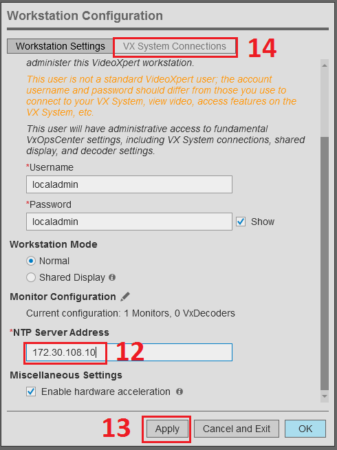 VxPro Workstation Configuration Guide