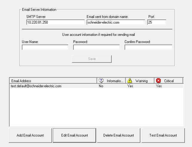 Digital Sentry: Email notification based on an event trigger (System ...