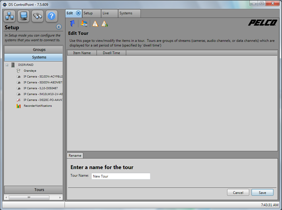 How to create a tour in DS ControlPoint?