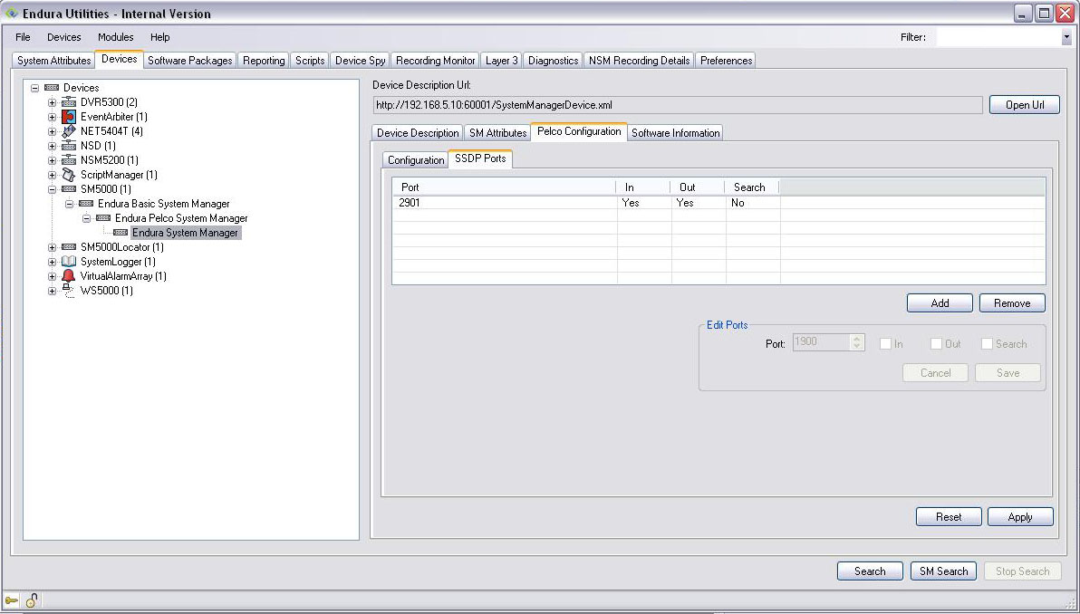 How to correct SM5000/SM5200 SSDP Port configuration.