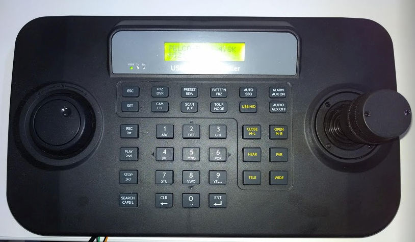 Setup KSC-3000U keyboard in direct camera control mode to control ...