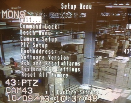 How to configure a Bosch AutoDome II PTZ control with Pelco CM9700 ...