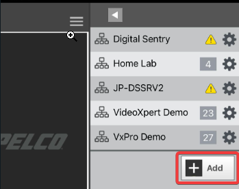 How to Connect Pelco Mobile App to a VideoXpert Enterprise System