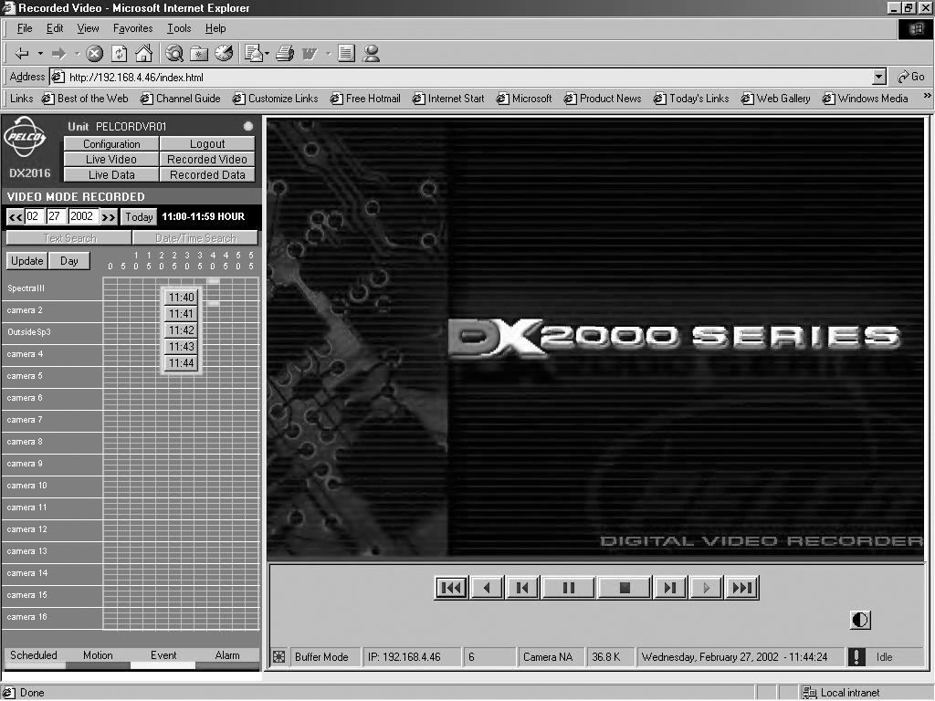 How to export video from the DX2000.